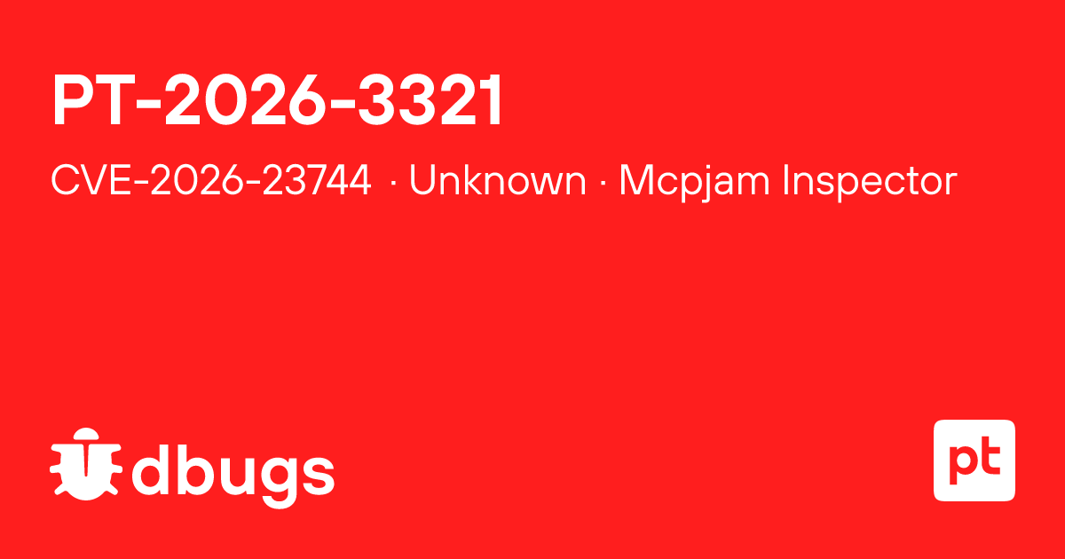 CVE-2026-23744 — Mcpjam Inspector | dbugs