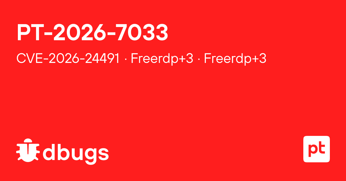 CVE-2026-24491 — Freerdp+3 | dbugs