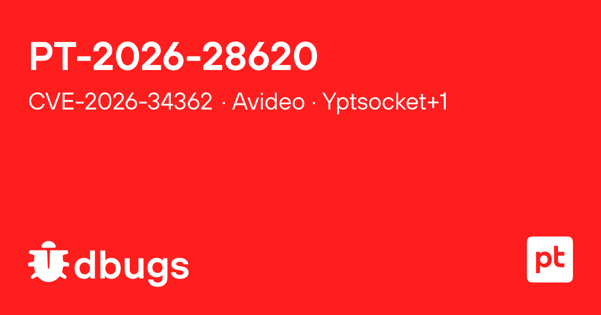 CVE-2026-34362 — Yptsocket+1 | dbugs